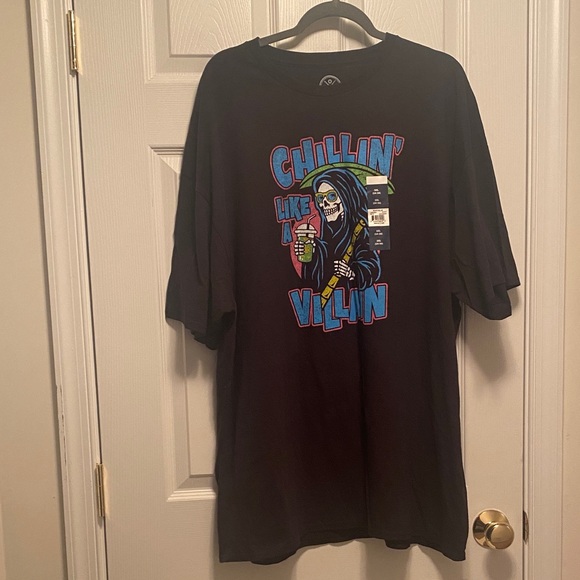 Dom | Shirts | Dom Black Graphic Tshirt With Skeleton Designsize 3xl ...